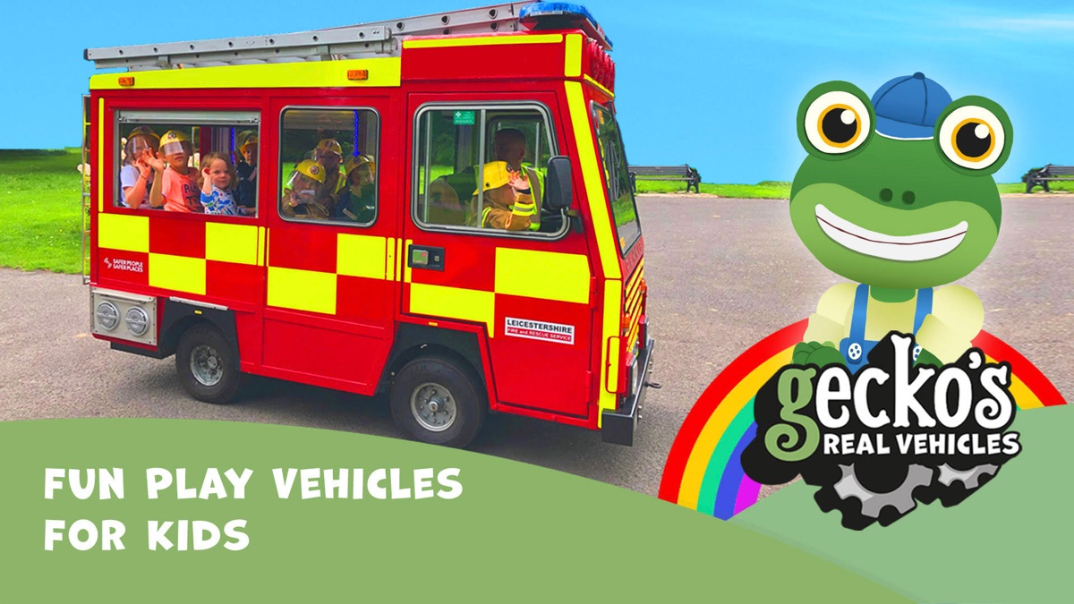 Fun Play Vehicles For Kids - Gecko's Real Vehicles - Apple TV (IE)