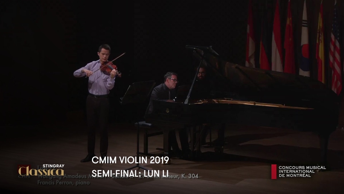 CMIM Violin 2019 - Semi-final: Lun Li | Apple TV (uk)