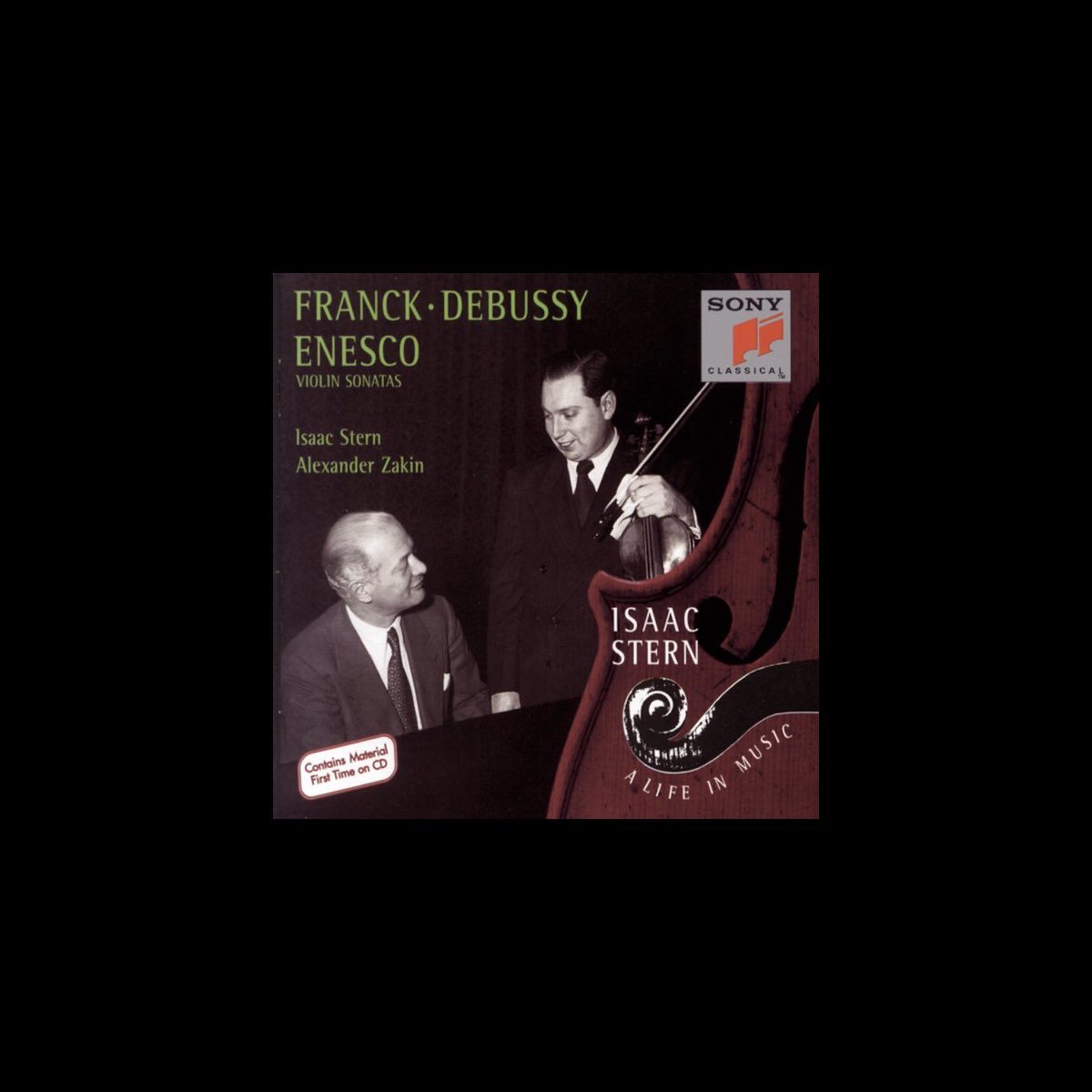 ‎Apple Music 上Alexander Zakin & 艾萨克 · 斯特恩的专辑《Franck, Debussy & Enescu ...