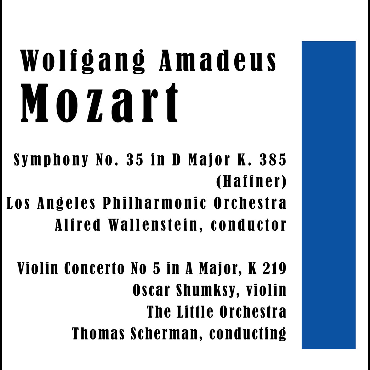 ‎Wolfgang Amadeus Mozart: Symphony No. 35 in D Major K. 385 (Haffner ...