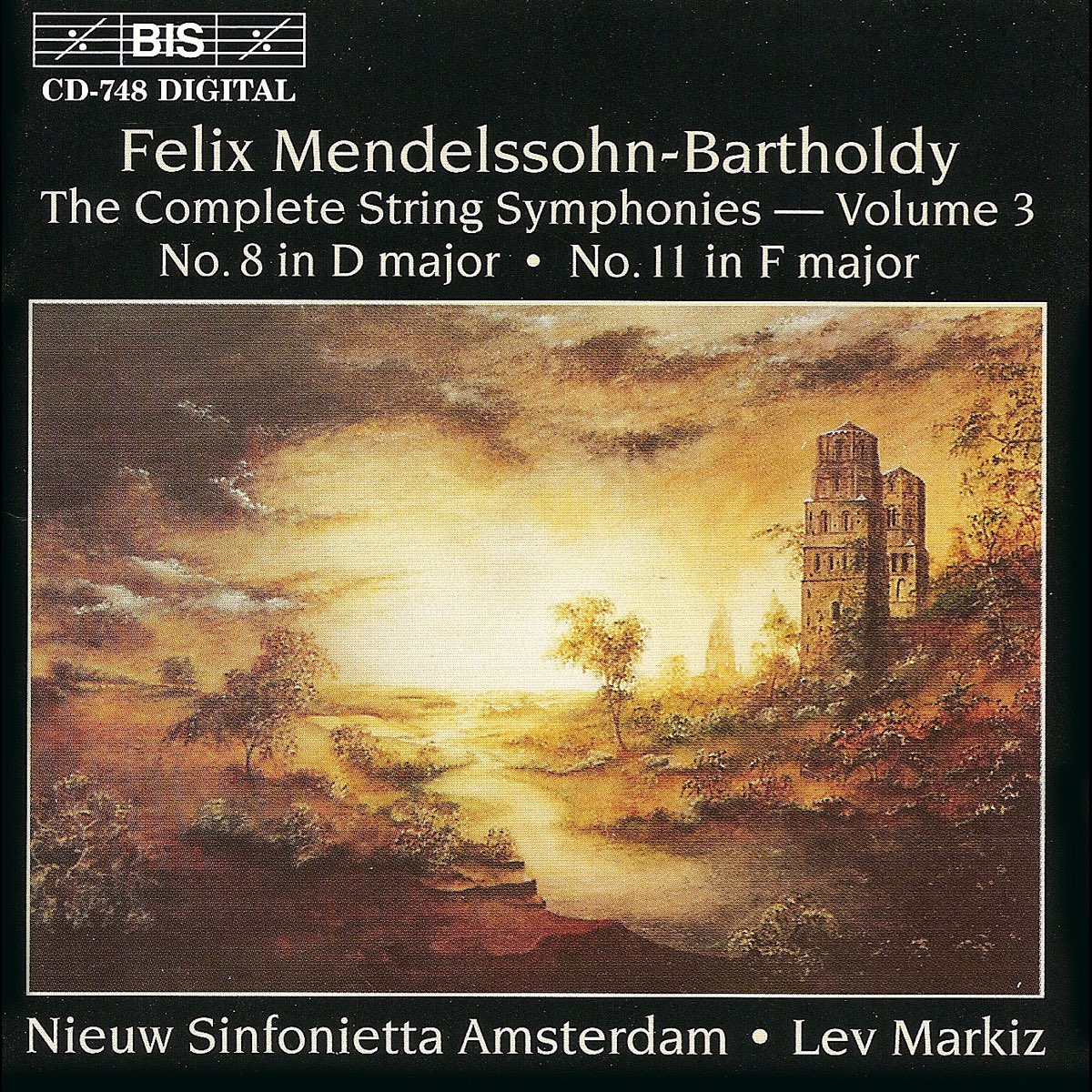‎Mendelssohn: String Symphonies Nos. 8 and 11 by Lev Markiz & Amsterdam ...