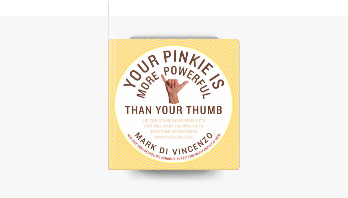 Your Pinkie Is More Powerful Than Your Thumb In Apple Books your-pinkie-is-more-powerful-than-your-thumb-in-apple-books