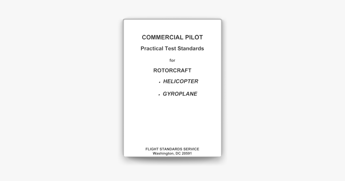 ‎Commercial Pilot Practical Test Standards for Rotorcraft, Helicopter ...