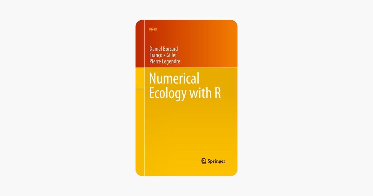 ‎Numerical Ecology with R on Apple Books