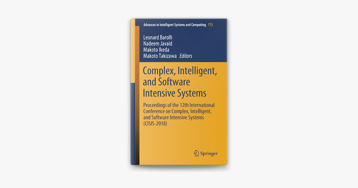 ‎Complex, Intelligent, and Software Intensive Systems en Apple Books