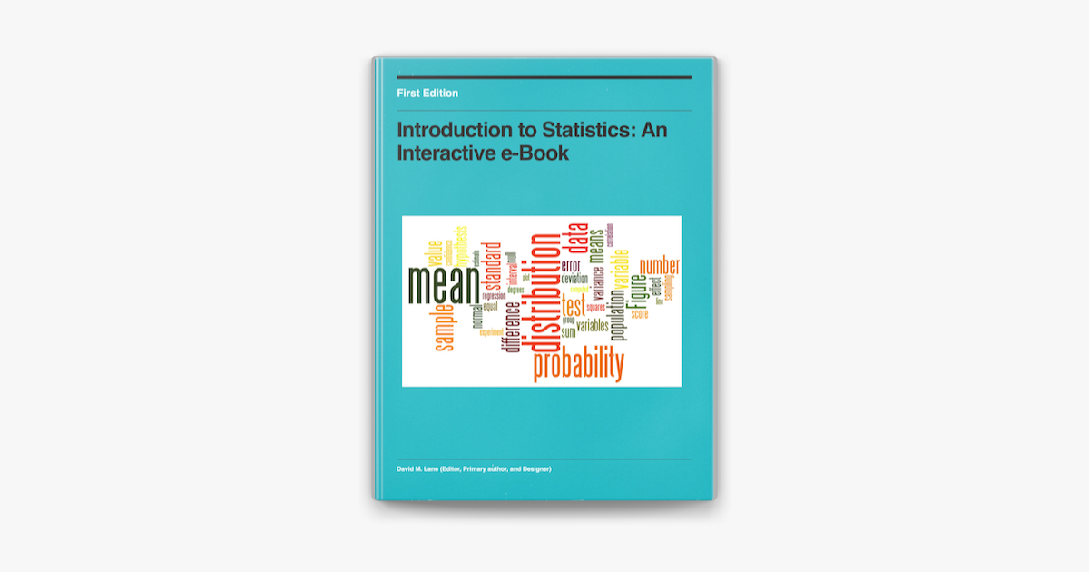 ‎introduction To Statistics An Interactive E Book On Apple Books