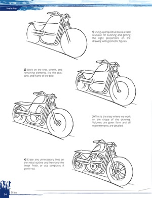 ‎Drawing For Beginners - Motorcycle on Apple Books