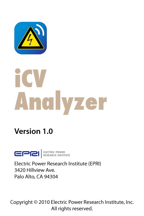 iCV Analyzer by The Electric Power Research Institute