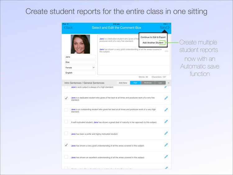 Student Report Comment Writer – Create Individualised Comments Quick ...