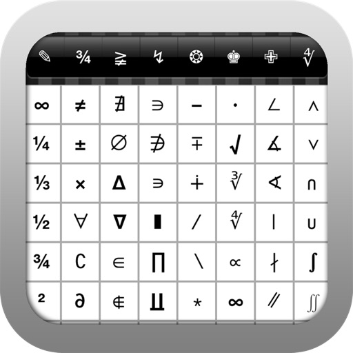 Symbols - Many symbols and characters by Appkabam