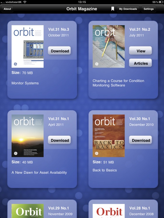 Orbit Magazine by General Electric Company