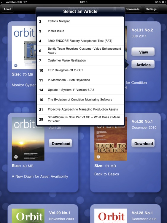 Orbit Magazine by General Electric Company