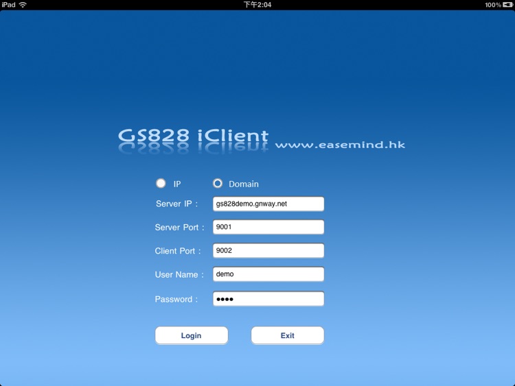 GS828 iClient by Easemind Technology Ltd.