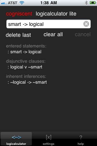 logicalculator lite by Cogniscent LLC