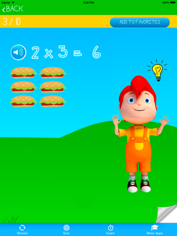 Multiplication Tables - Math Trainer Lite Education