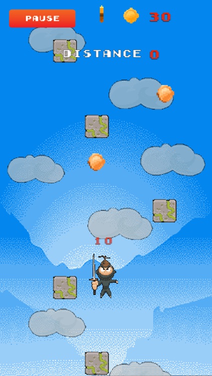 Tiny Ninja Pixel Jump - Climb the impossible tower while dodging ...