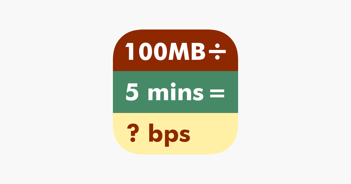  Bitrate Calc bit Rate File Size And Length Calculator Su App Store