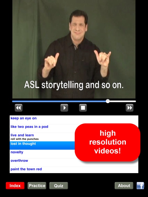 Sign Language Idioms, Vol. 1-2 for iPad! by EverydayASL.com