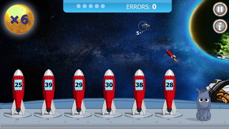 Space Mathematics: Multiplication and Division — Lite by Rucarta