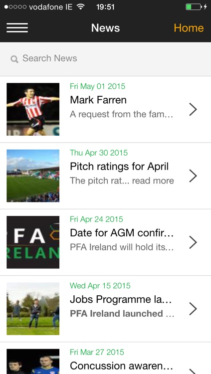 PFA Ireland Mobile by Stuart Byrne
