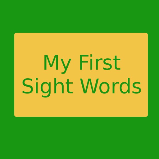 My First Sight Words by White Dragon Productions