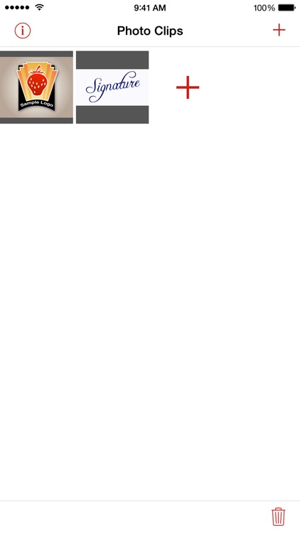 Photo Clips Widget - Paste Signatures, Logos and more by TenTal