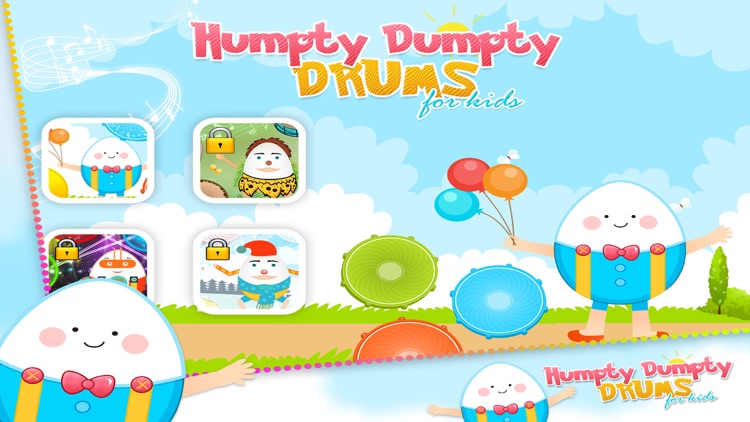 Humpty Dumpty Baby Drums - Kids Drum Set Game by Digital Dividend AB