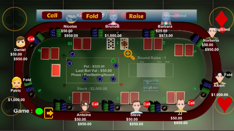 Poker Texas Game by Bryan Nguyen