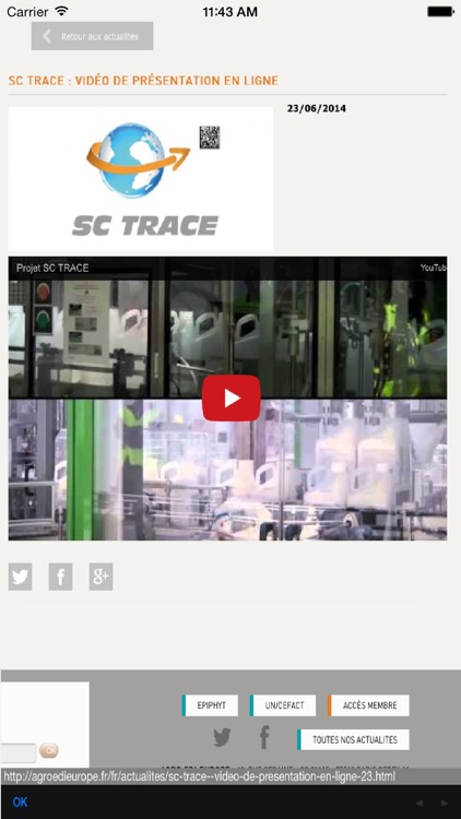 SC TRACE by AGRO EDI EUROPE