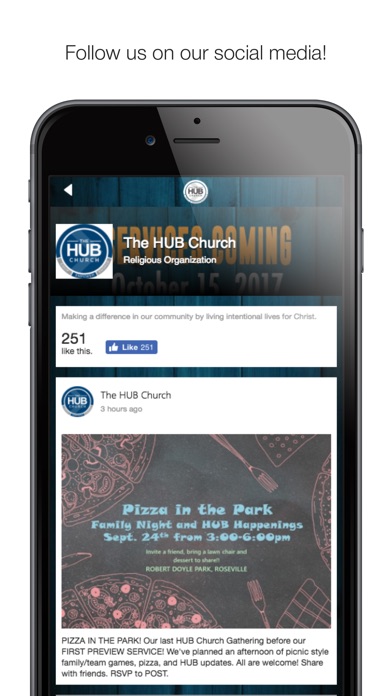 HUB Church for iPhone - APP DOWNLOAD
