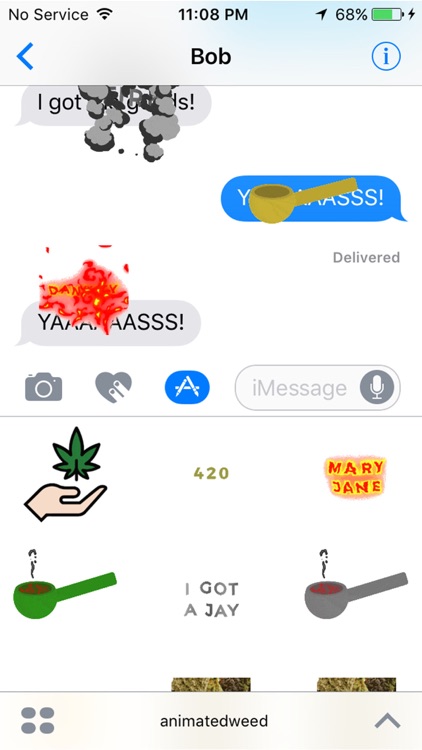 Weedmoji - Animated Marijuana Stickers by DeWitt Bro Co LLC