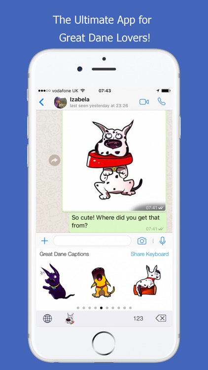 GreatDaneMoji - Great Dane Emojis by Adam Grimes