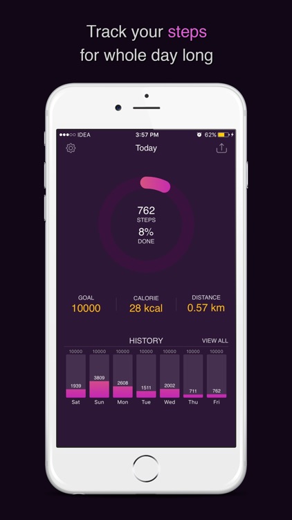StepUp ~ Steps counter, Pedometer & tracking step by Vigor Apps