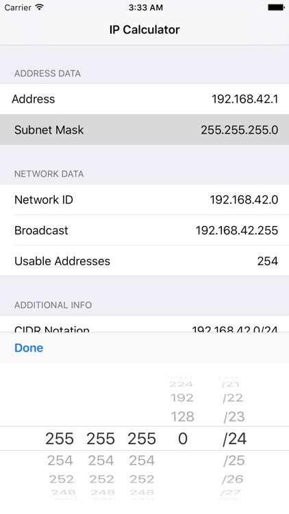 Network Calculator by Avalon Systems