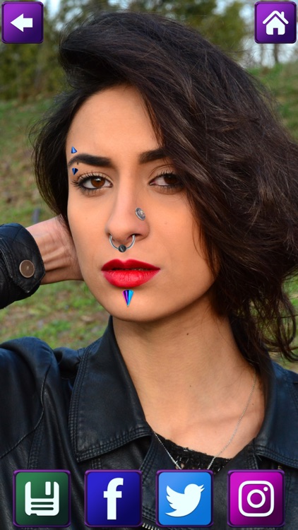 Body Piercing Ideas Photo Editor Sticker Design by Stojan Pesic