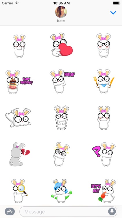 Nerd Easter Bunny - Animated GIF Stickers by Hiep Nguyen Van