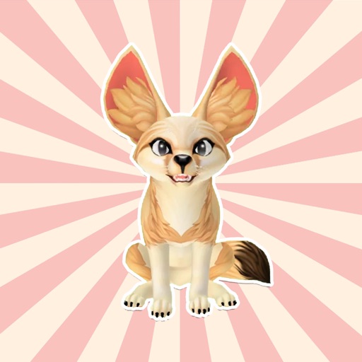 Fennec Fox Sticker Pack - Animated and Adorable by Holly Burns