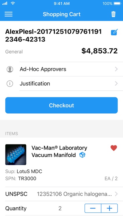 GHX Procure Requisition by Vendormate, Inc.