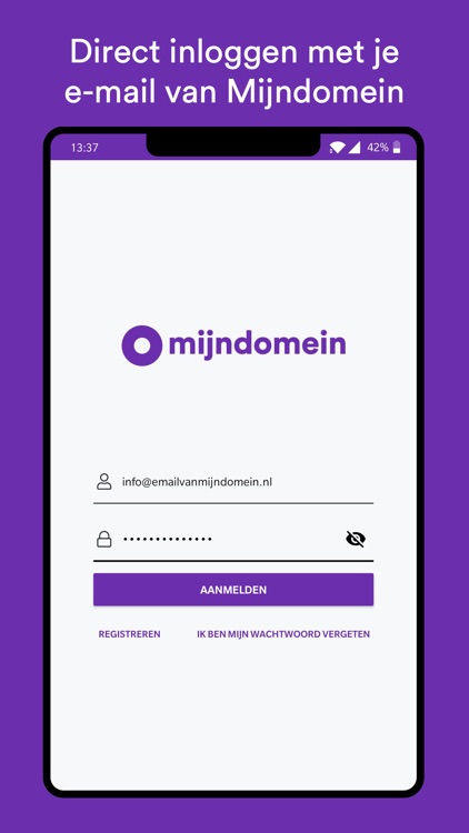 E-mail van Mijndomein by Mijndomein.nl