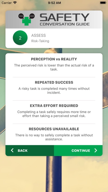 Safety Conversation Guide by Continuous MILE Consulting, LLC