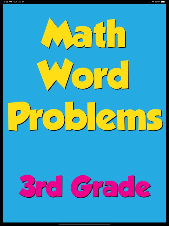 3Rd Grade Math Word Problems App Jon Jameson s English Worksheets