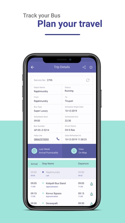 APSRTC LIVE TRACK by Andhra Pradesh State Road Transport Corporation