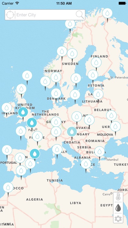 Weather Map - Netatmo stations by Imre Katai