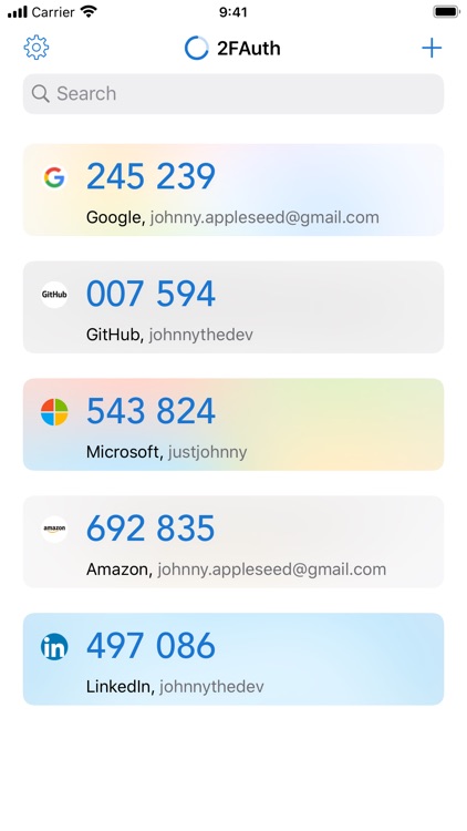 2FAuth by Andrey Podkovyrin
