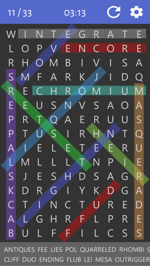 Ca a Palavras Word Search Para IPhone DOWNLOAD DO APLICATIVO