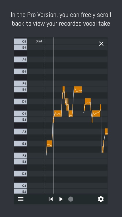 Nail the Pitch - Vocal Monitor by Autumn Rock Software Development
