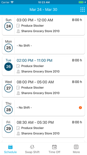 Blue Yonder Workforce para iPhone - DESCARGAR APLICACIÓN