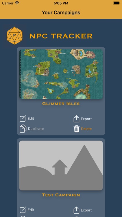 NPC Tracker by Carl Metz