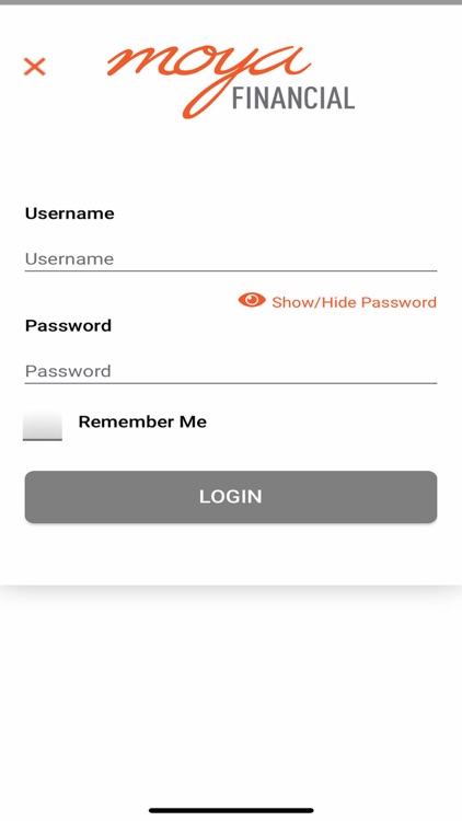 Moya Mobile App by Moya Financial
