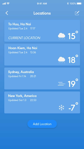 Weather for iPhone - APP DOWNLOAD